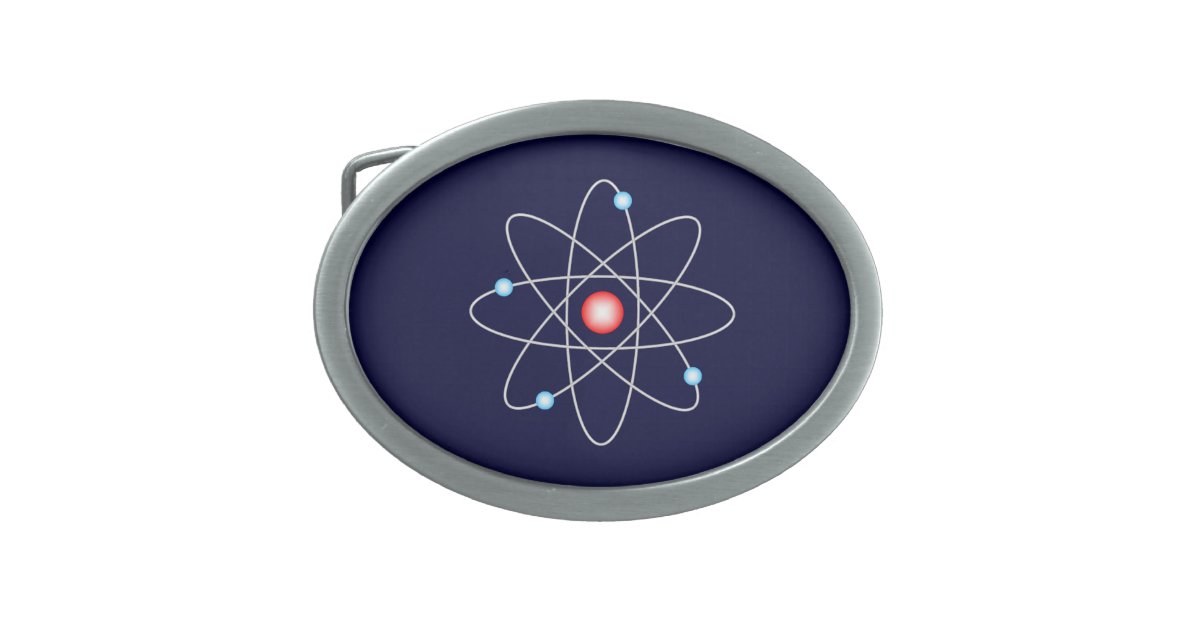 Atomic Belt Buckle | Zazzle