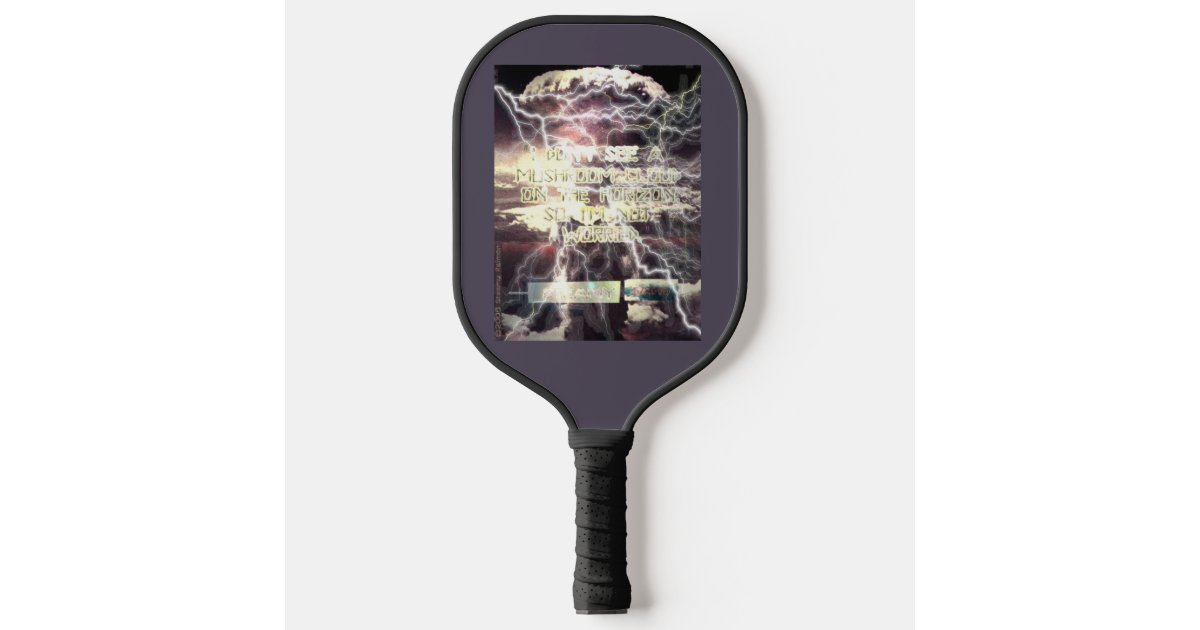 Atomic Bomb pickleball paddle | Zazzle