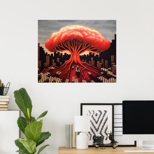 Atomic Bomb Tree Poster | Zazzle