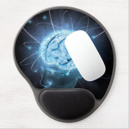 Atomic Brain Gel Mouse Pad | Zazzle