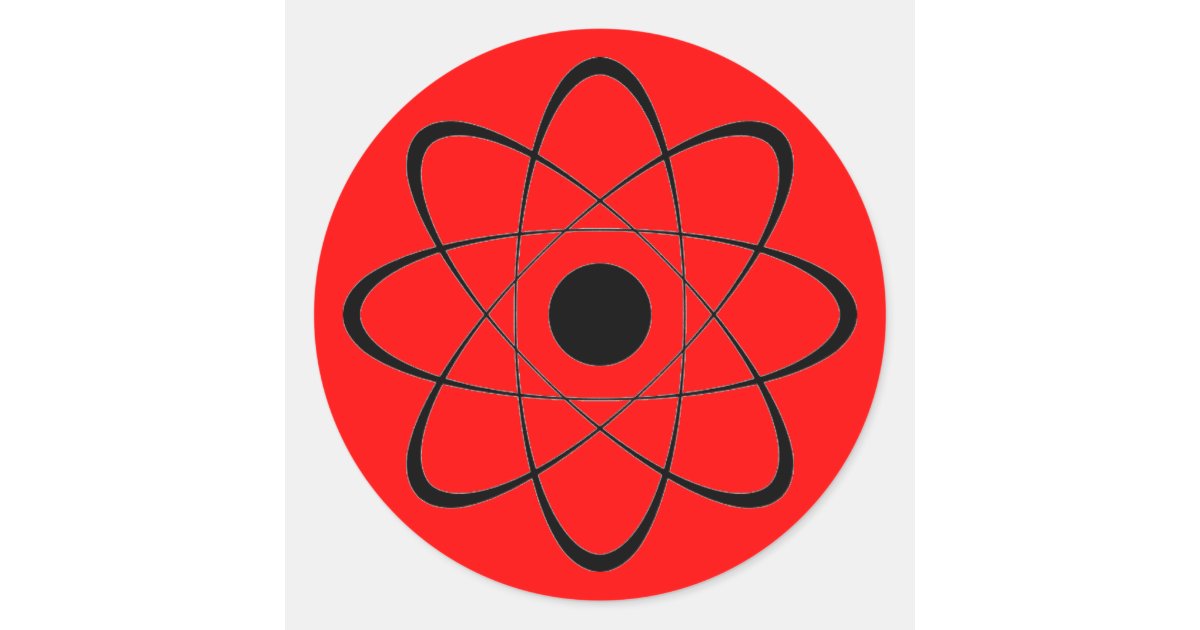 Atomic Classic Round Sticker | Zazzle
