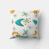 Atomic Era Inspired Pillow Design Mid-Century III | Zazzle