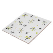 Atomic Era Space Age Ceramic Tile | Zazzle