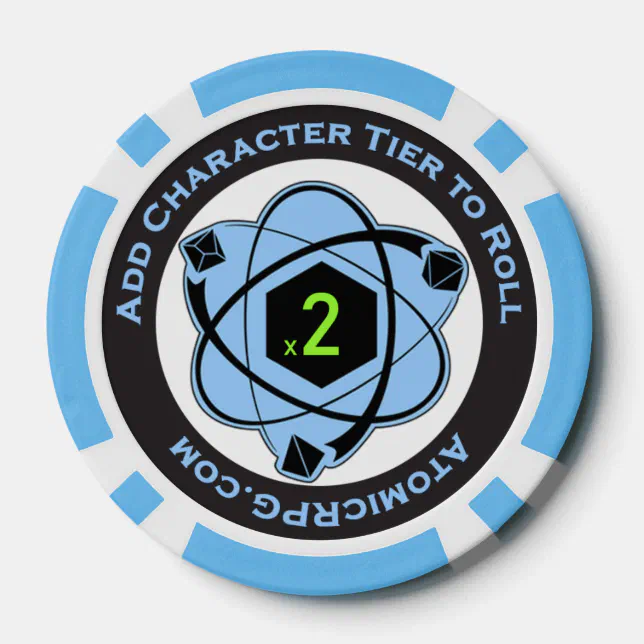 Atomic RPG System +2 Player Token | Zazzle