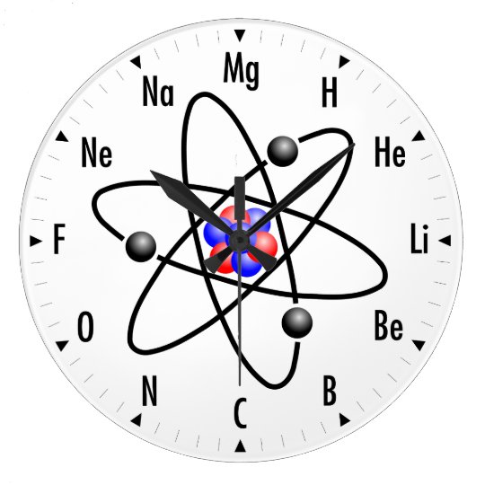 Atomic Science / Chemistry Clock | Zazzle.com