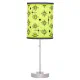 Atomic Sky Starbursts Chartreuse Table Lamp | Zazzle