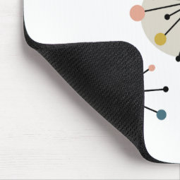 Atomic Starburst Mid Century Modern Mouse Pad | Zazzle