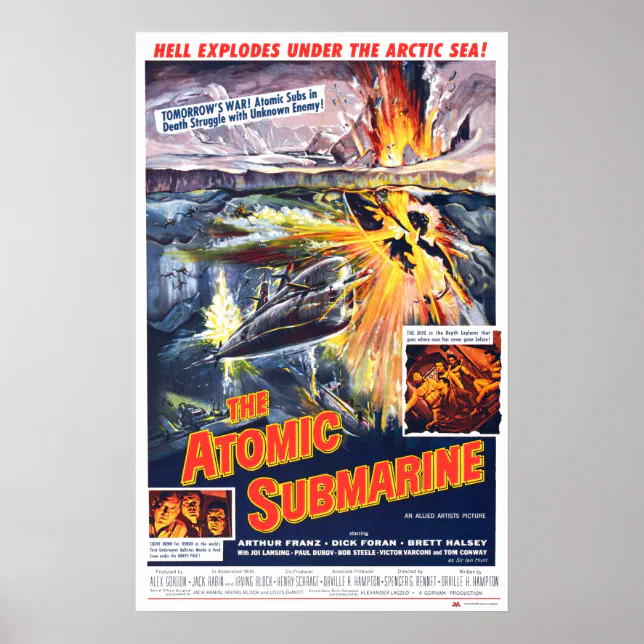 Atomic Submarine Poster | Zazzle