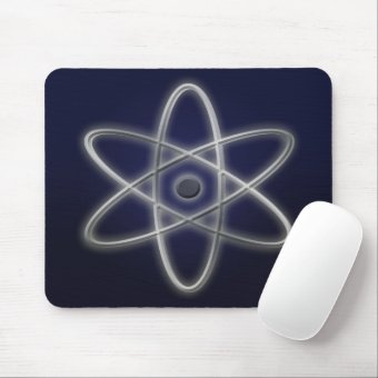 Atomic Symbol Mouse Pad | Zazzle