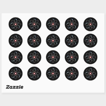 Atomic Symbol Sticker | Zazzle