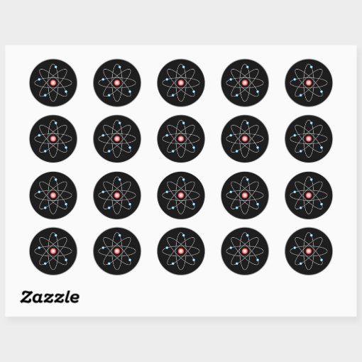 Atomic Symbol Sticker | Zazzle