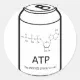 ATP Energy Drink Classic Round Sticker | Zazzle