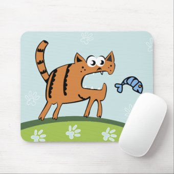 Attack Cat Mouse Pad | Zazzle