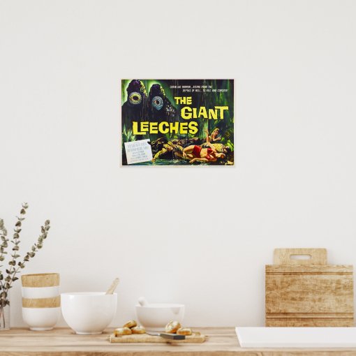 Attack of the Giant Leeches Poster | Zazzle