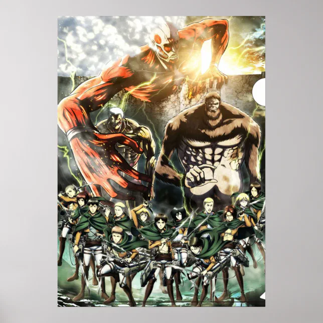 Attack on Titan All Poster | Zazzle