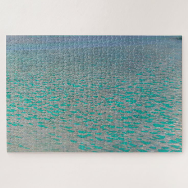 Attersee - Gustav Klimt Jigsaw Puzzle | Zazzle