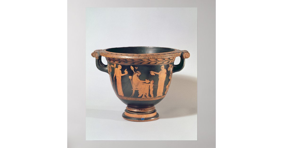 Attic red-figure bell krater, c.450-440 BC Poster | Zazzle