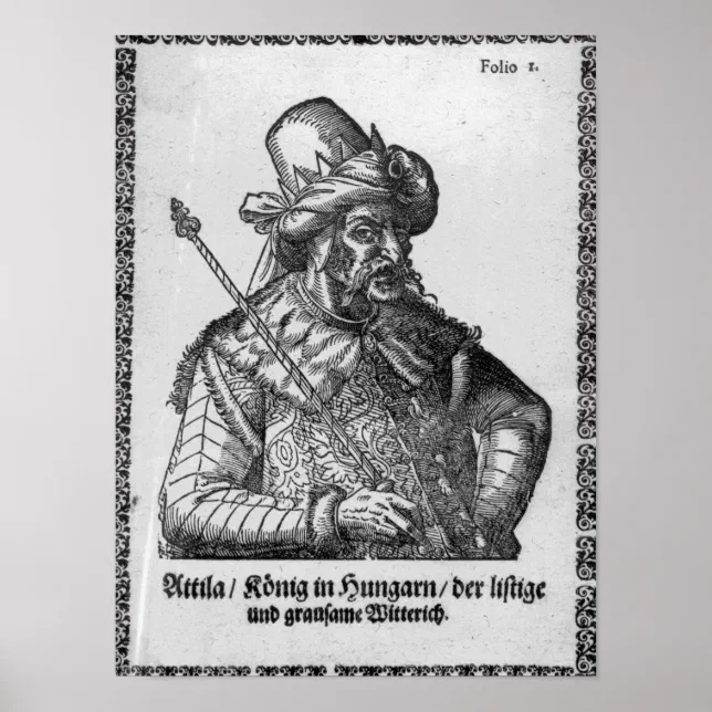 Attila the Hun Poster | Zazzle