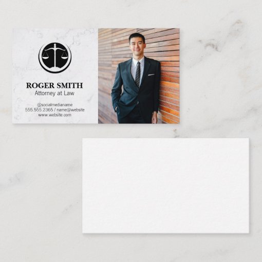 Attorney at Law | Business School Business Card | Zazzle