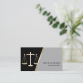 Attorney at Law Classic Black & Gold Lawyer Business Card | Zazzle