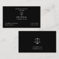 Attorney at Law | Classic Lawyer Business Card | Zazzle