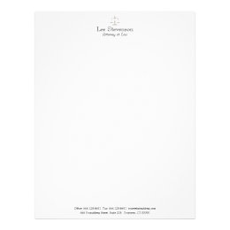 Lawyer Letterhead | Zazzle