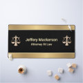 Attorney At Law Scales of Justice Lawyer Judge Desk Mat | Zazzle
