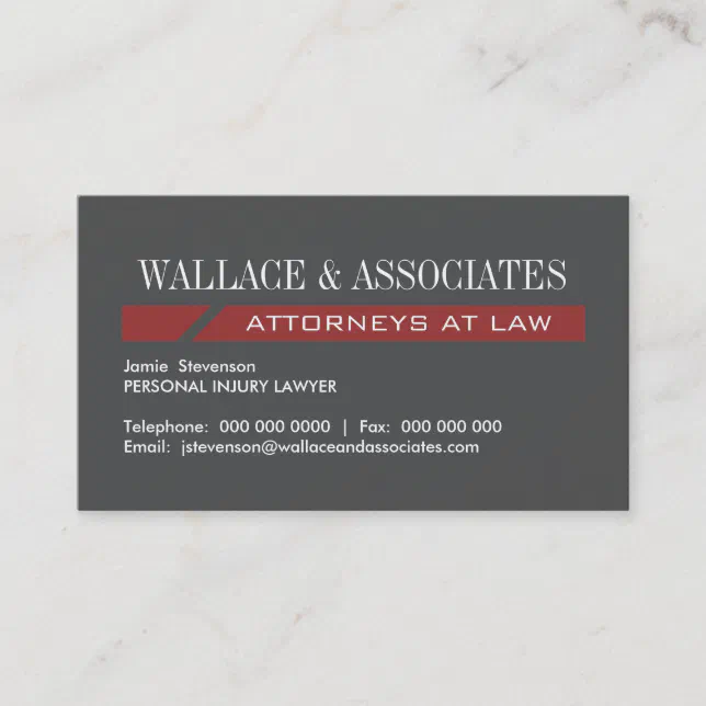 Attorney Business Cards | Zazzle