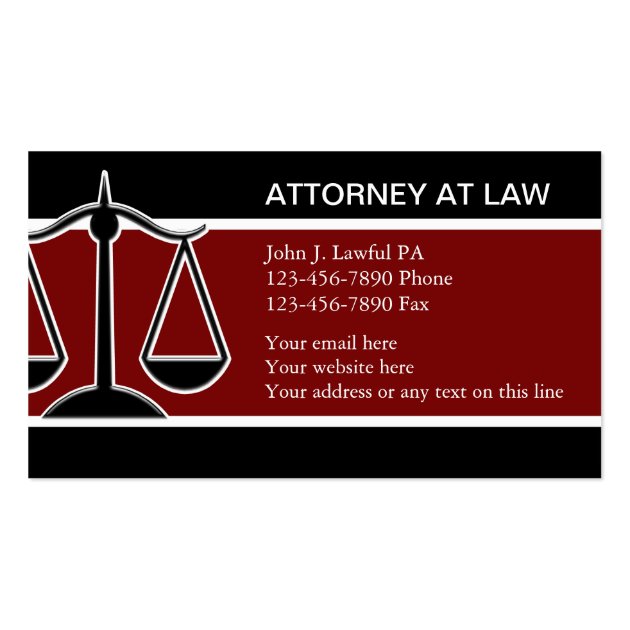 Attorney Business Cards