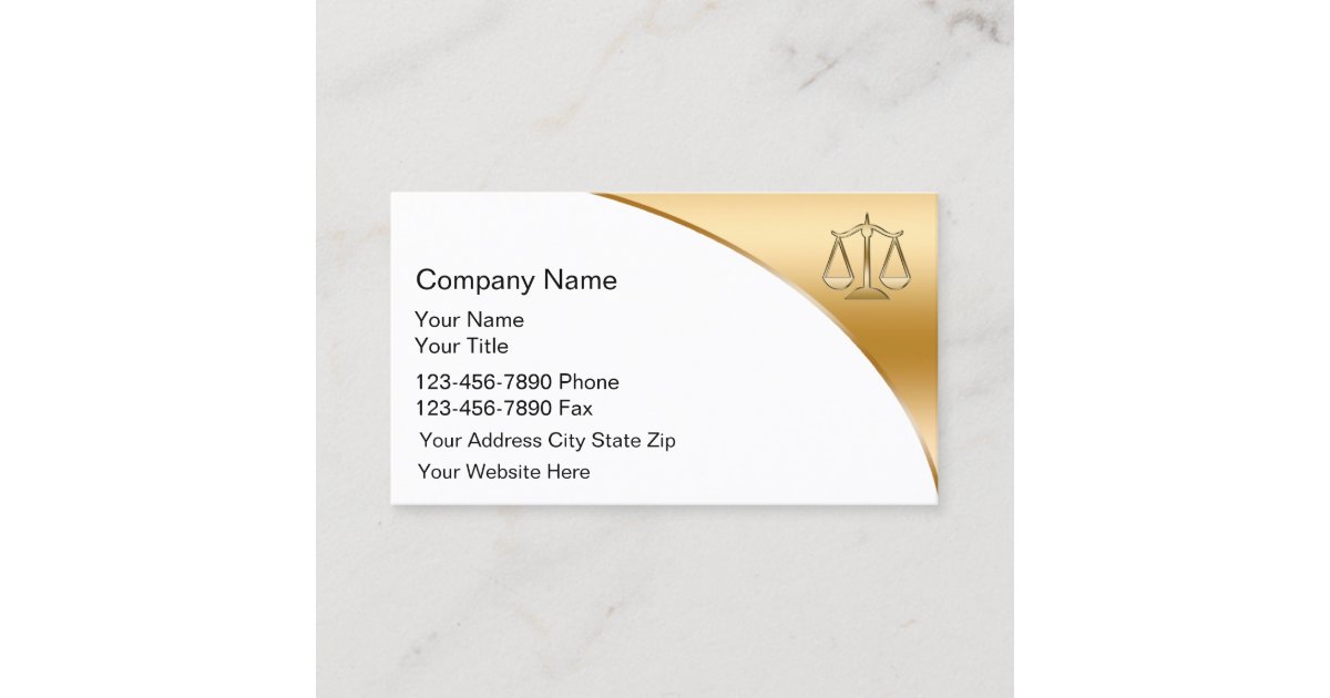 Attorney Business Cards | Zazzle.com