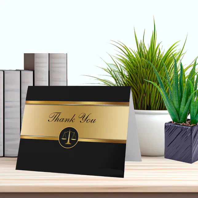Attorney Business Thank You Cards | Zazzle