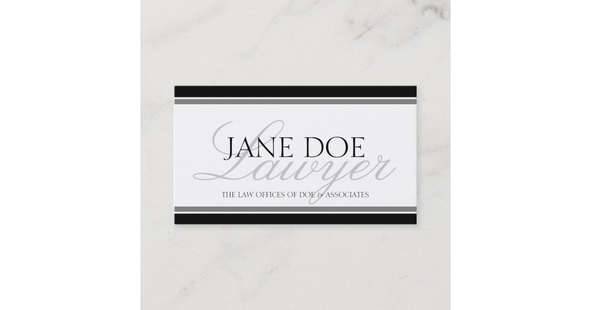 Attorney Lawyer Script - Available Letterhead - Business Card | Zazzle