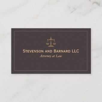 Attorney, Lawyer Traditional Business Card | Zazzle