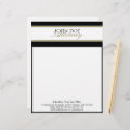 Attorney Letterhead Gold Script MatchBusinessCard | Zazzle
