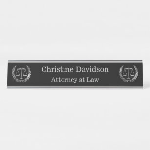 Judge Desk Name Plates | Zazzle