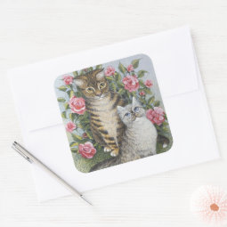 Attraction Square Sticker | Zazzle