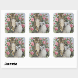 Attraction Square Sticker | Zazzle