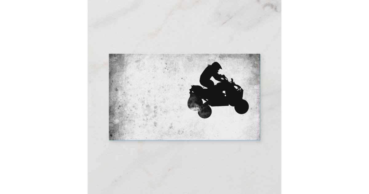 atv : dirt trail business card | Zazzle