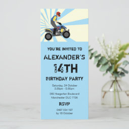 ATV INVITATION | Zazzle