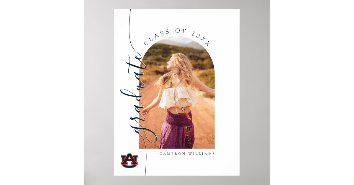 Auburn University Graduation | Auburn Tigers Poster | Zazzle