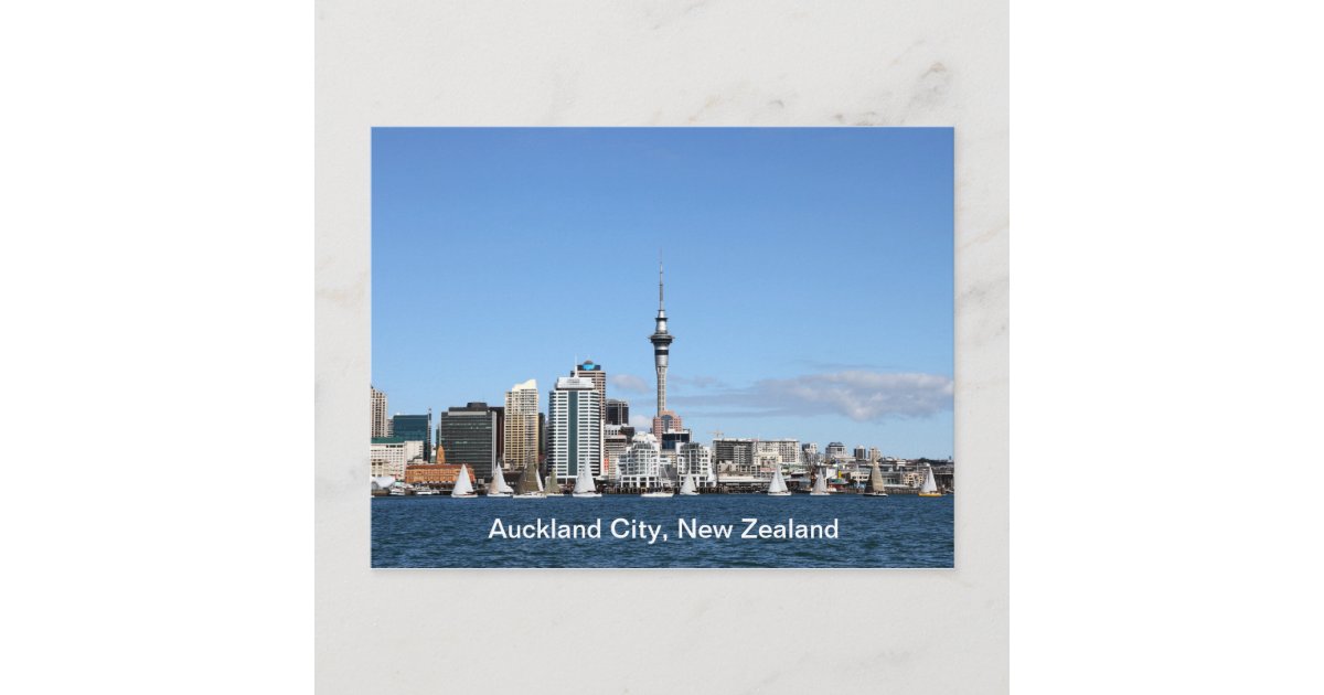 Auckland City, New Zealand by Day Postcard | Zazzle