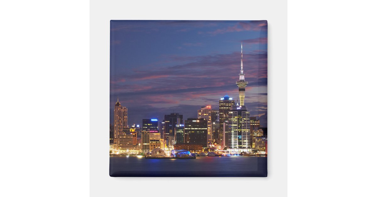 Auckland City Skyline Magnet | Zazzle