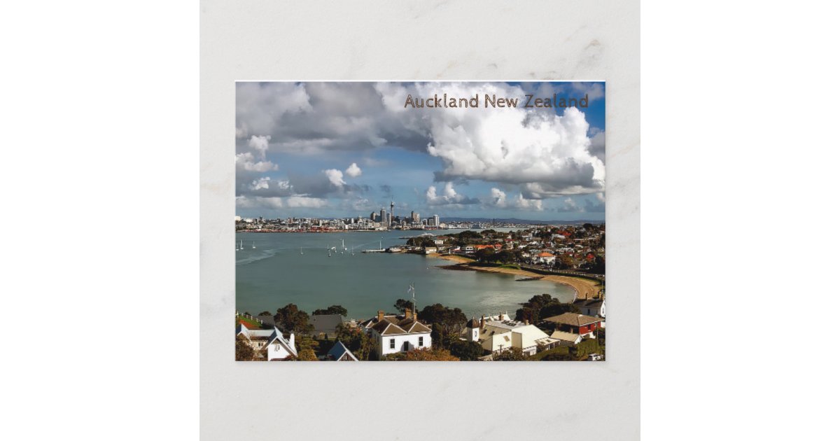 Auckland New Zealand Bay Postcard | Zazzle