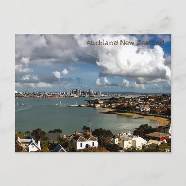 Auckland New Zealand Bay Postcard | Zazzle