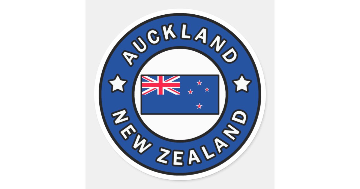 Auckland New Zealand Classic Round Sticker | Zazzle