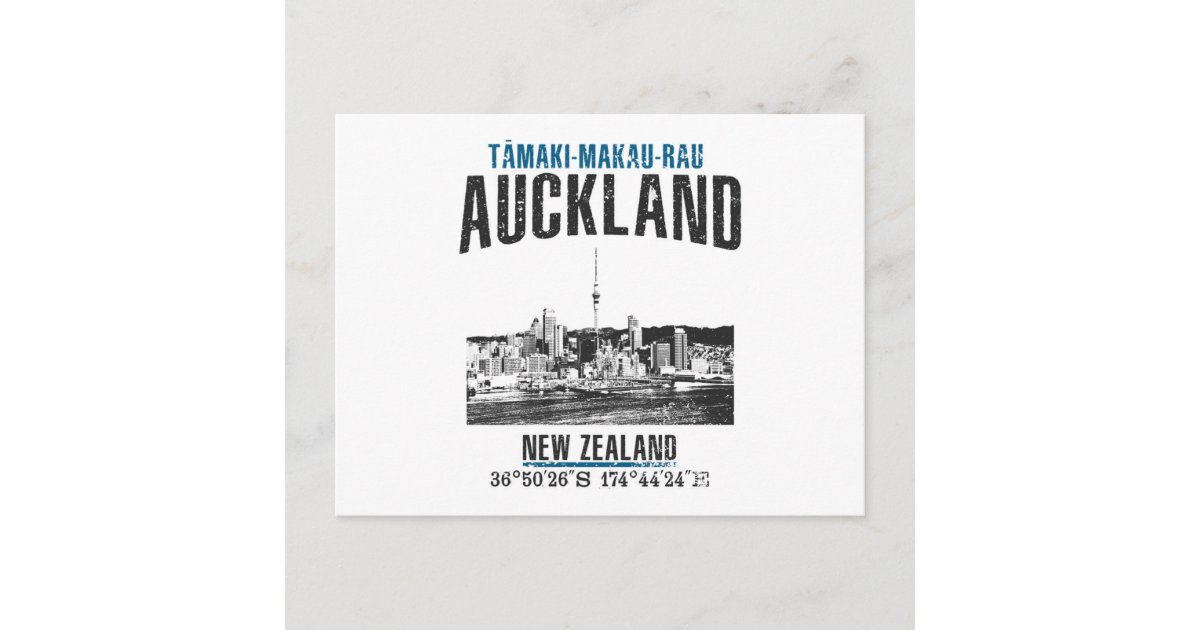 Auckland Postcard | Zazzle