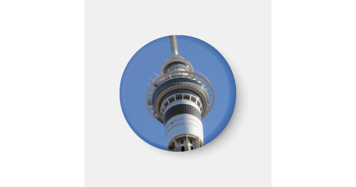 auckland sky tower top magnet | Zazzle