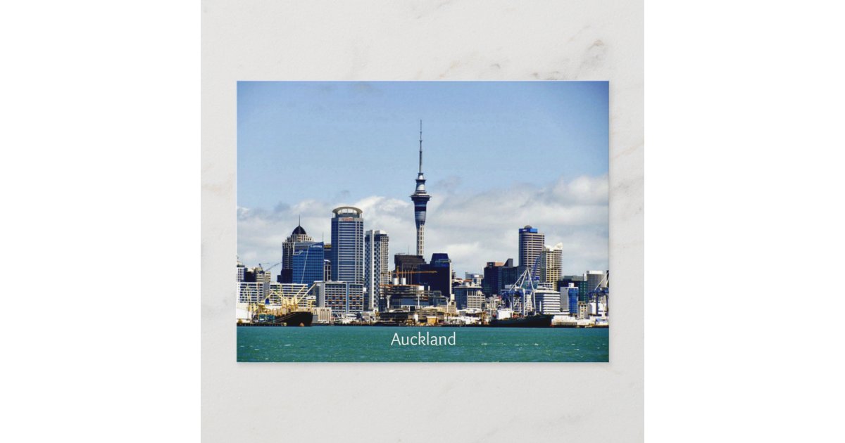 Auckland Skyline Postcard | Zazzle