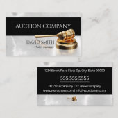 Auctioneer Services Business Card | Zazzle
