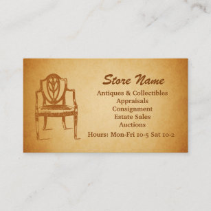 Antique Collectibles Business Cards | Zazzle